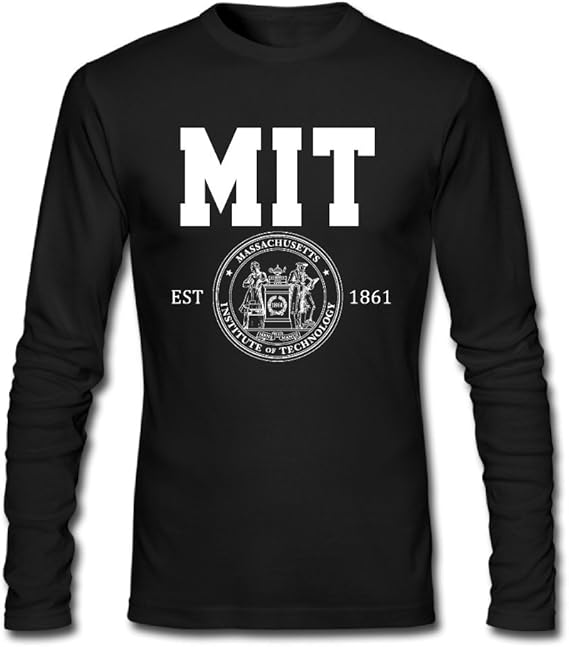 Men's Massachusetts Institute Of Technology Mit Logo Long Sleeve T ...