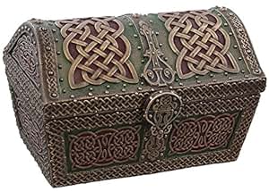 Amazon.com: Celtic Treasure Chest Trinket Box: Home & Kitchen