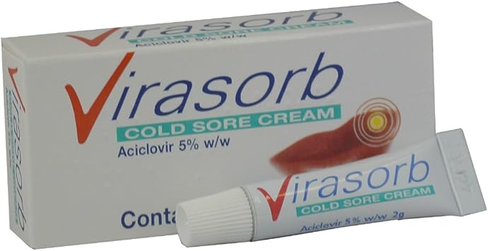 2 x Virasorb 2g 5% Cold Sore cream (2 Packs): Amazon.co.uk: Health ...