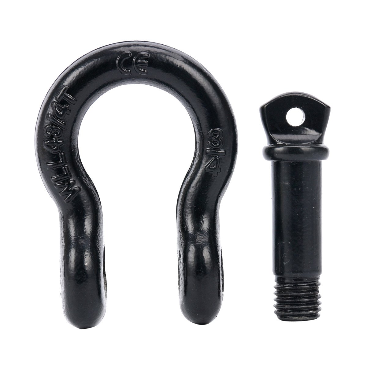 FreeTec 3/4″ (2 PACK) D-ring Shackle, 4 3/4 tons WLL (9,500 Lbs), Heavy ...