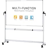 Amazon.com : VIZ-PRO Double-Sided Mobile Projection Writing Whiteboard ...