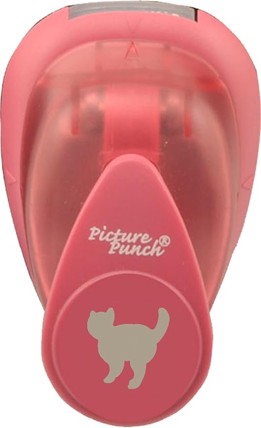 Vaessen Creative Craft Paper Punch Cat Motive Puncher, Multi-Colour, 6. ...