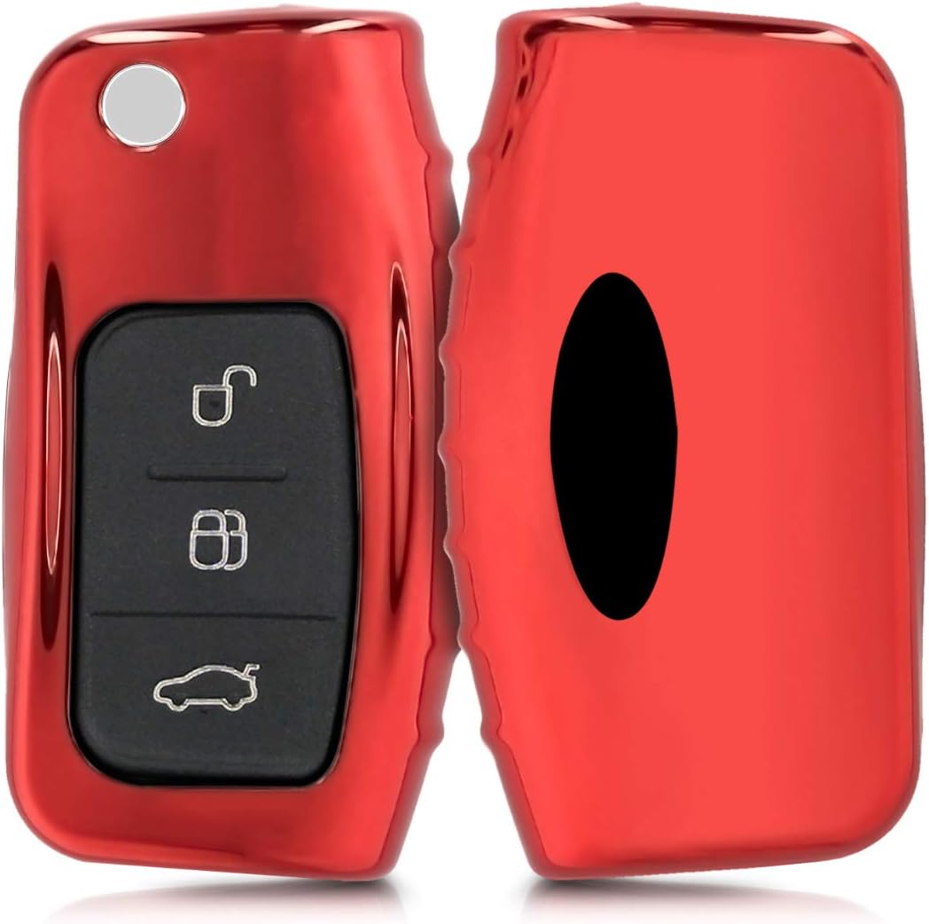 kwmobile Car Key Cover for Ford - Soft TPU Silicone Protective Key Fob ...