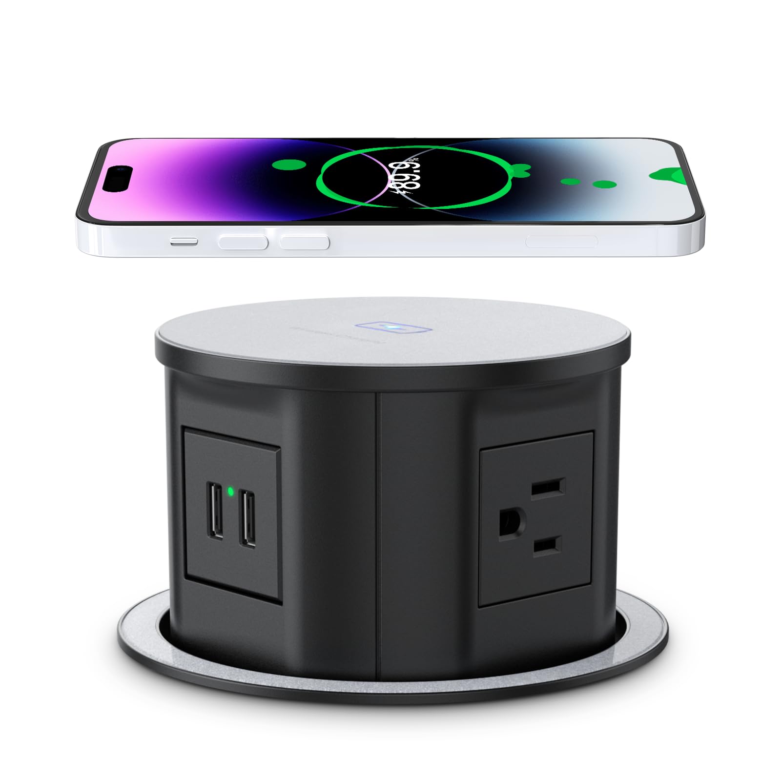Mua ANNQUAN Automatic Pop Up Countertop Outlet with 15W Wireless ...