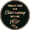 Amazon.com: Graduation Thank You Stickers,2 inch 90pcs Gold Stamping ...