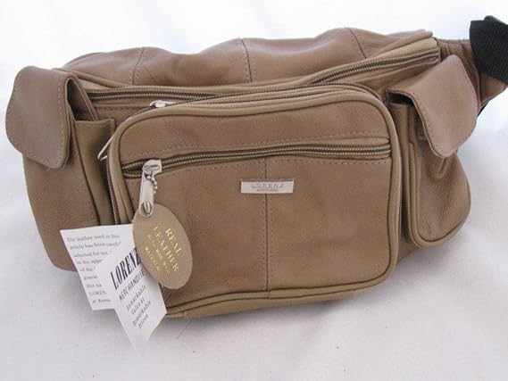 Extra Large Leather Bumbag Bum bag Wasit Travel Document Organiser Bag ...