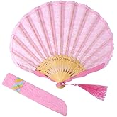 Amazon.com: Royal Hong Beauty Japanese Chinese Bamboo Folding Bridal ...
