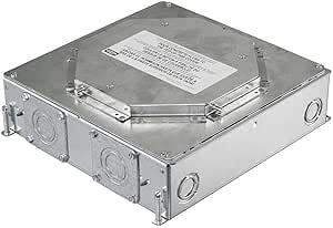 Hubbell-Wiring CFB4G30R Galvanized Steel 4-Gang Adjustable Concrete ...