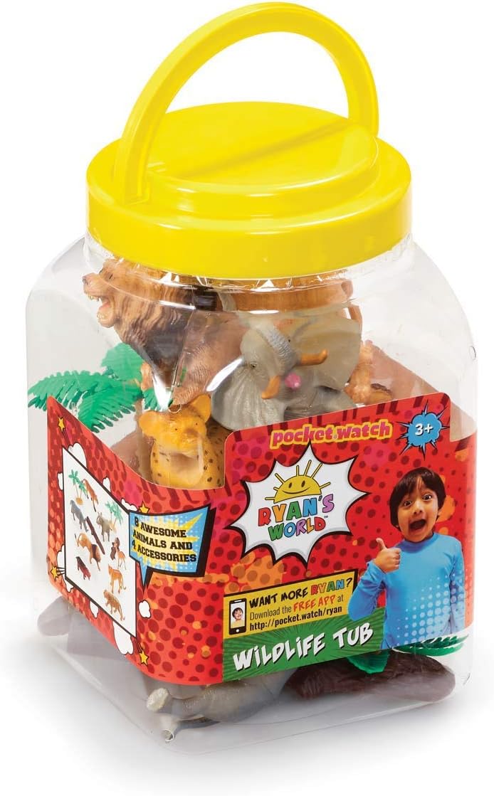 RYAN’S WORLD Jungle Wildlife Tub – BigaMart