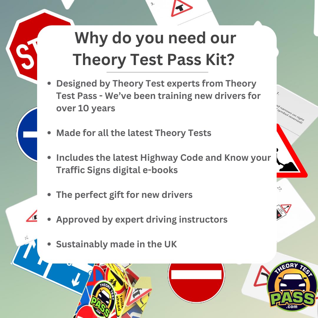Mua Theory Test Pass Road Signs Flash Cards 2025 UK– Practical and Easy ...