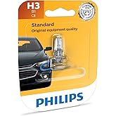 Amazon.com: Philips 12362B1 H11 Standard Halogen Replacement Headlight ...