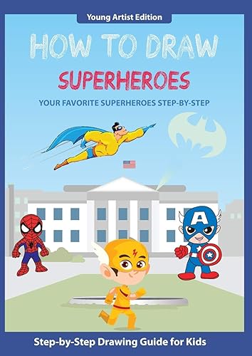 How to Draw Superheroes: Easy Step-by-Step Guide How to Draw for Kids ...