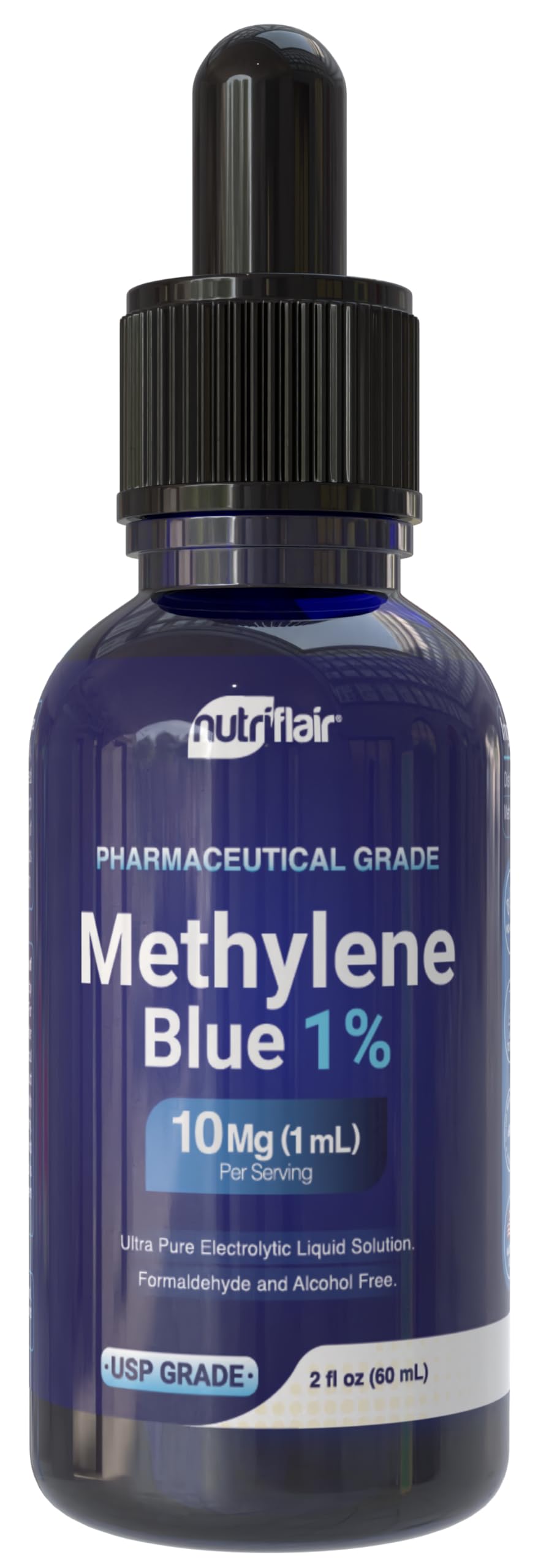 Methylene Blue 1% Solution – USP Grade, 99% Pure – Pharmaceutical Grade ...