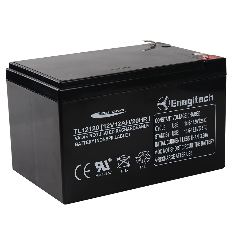 Powermall 12V 12Ah 20 HR SLA Battery Rechargeable Sealed Lead Acid ...