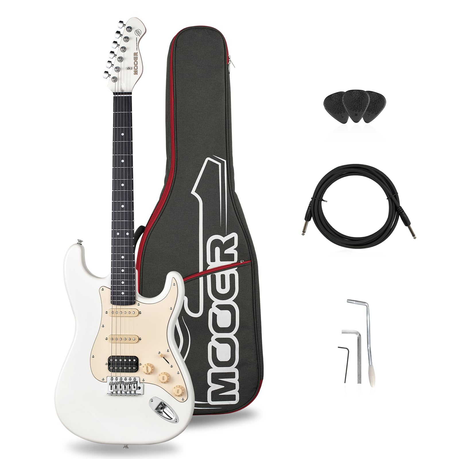 Mua MOOER Electric Guitar Kit Practice Guitar Binginner, HSS Pichup ...