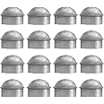 [Pack of 16] 1-3/8" Chain Link Fence Post Cap, Galvanized Steel Fence ...