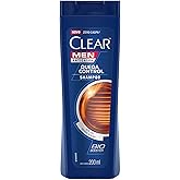 Clear Shampoo Anticaspa Men Queda Control Frasco 400Ml Branco | Amazon ...