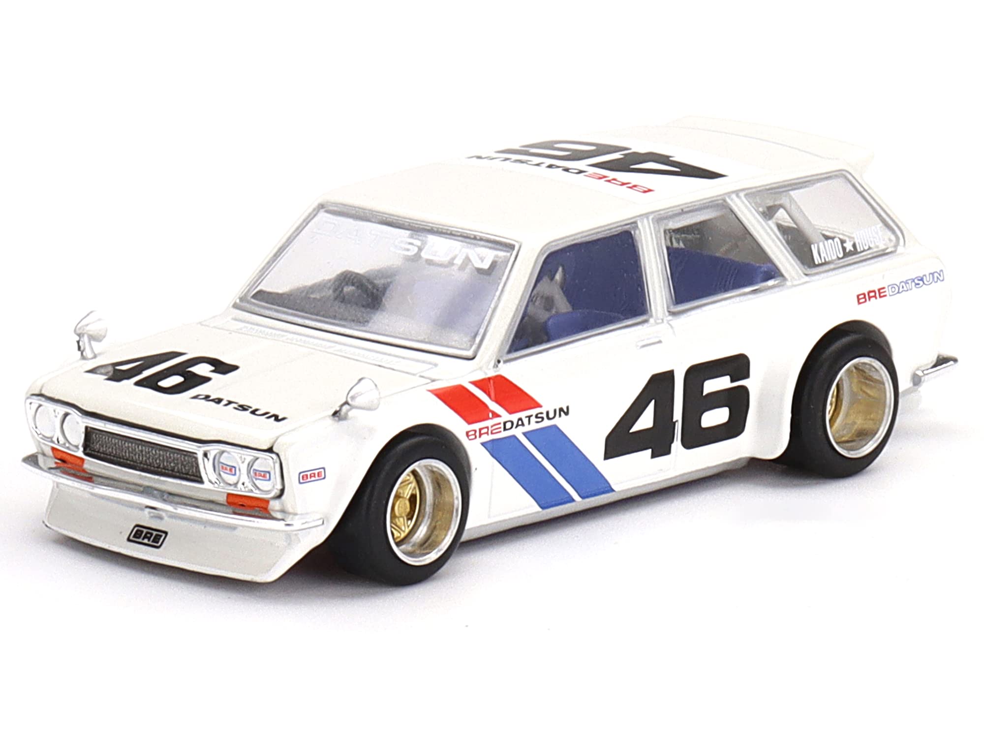 Mua 510 Wagon Right Hand Drive #46 BRE V2 White w/Red & Blue Stripes ...