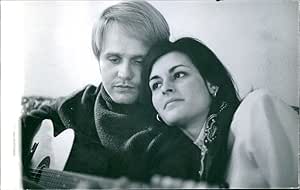 Vintage photo of Melinda Riccilli cuddles to her husband Mark Slade ...