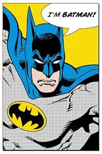 Amazon.com: Batman - Speech Buble I'm Batman 24x36 Poster Art Print ...