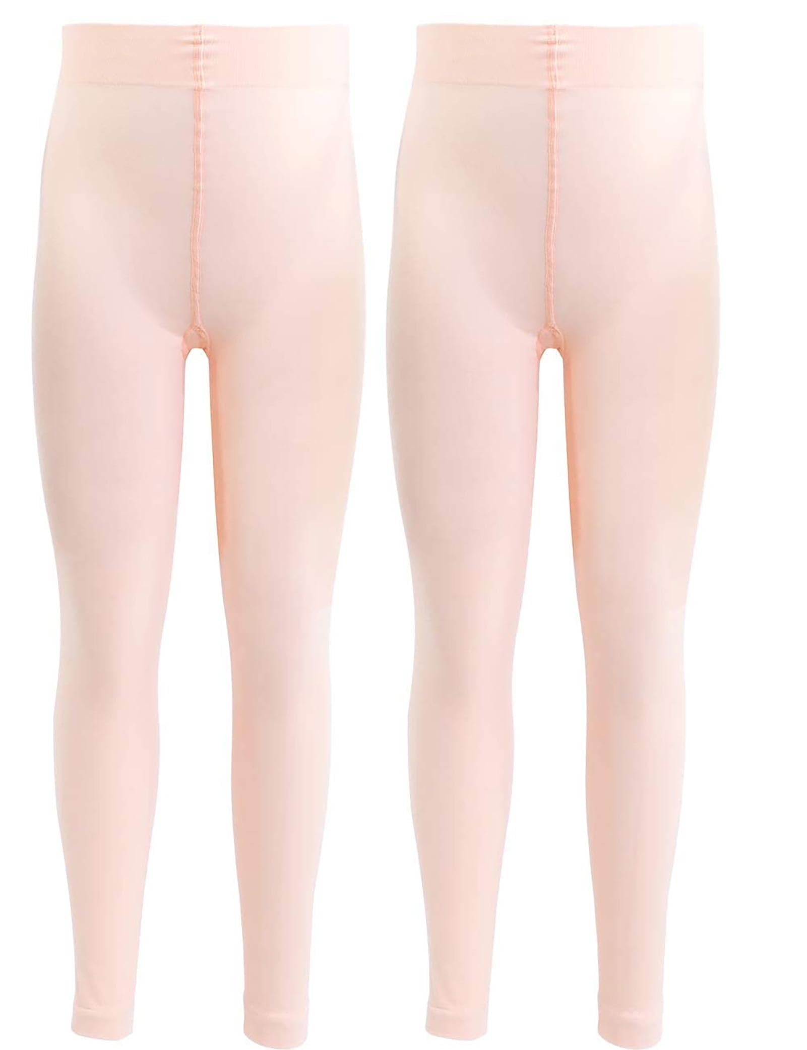 Daydance Girl's Pink Footless Tights for Dance, Ballet 90 Denier 2 ...
