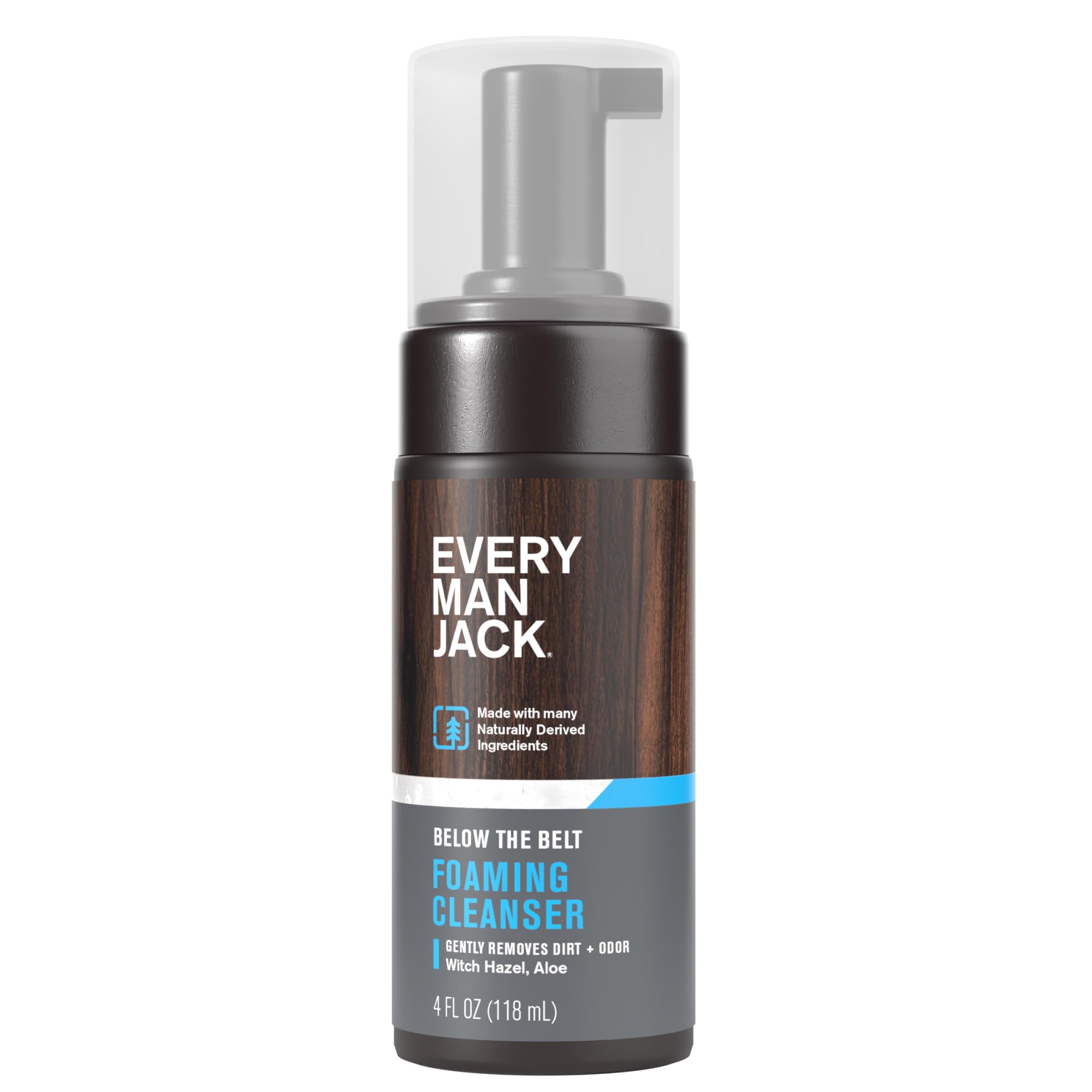 Every Man Jack Mens Foaming Groin Wash - Gentle Cleanser for Below The ...