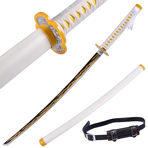 Katana，Agatsuma Zenitsu Sword Demon Slayer Sword，Japanese Anime Cosplay ...