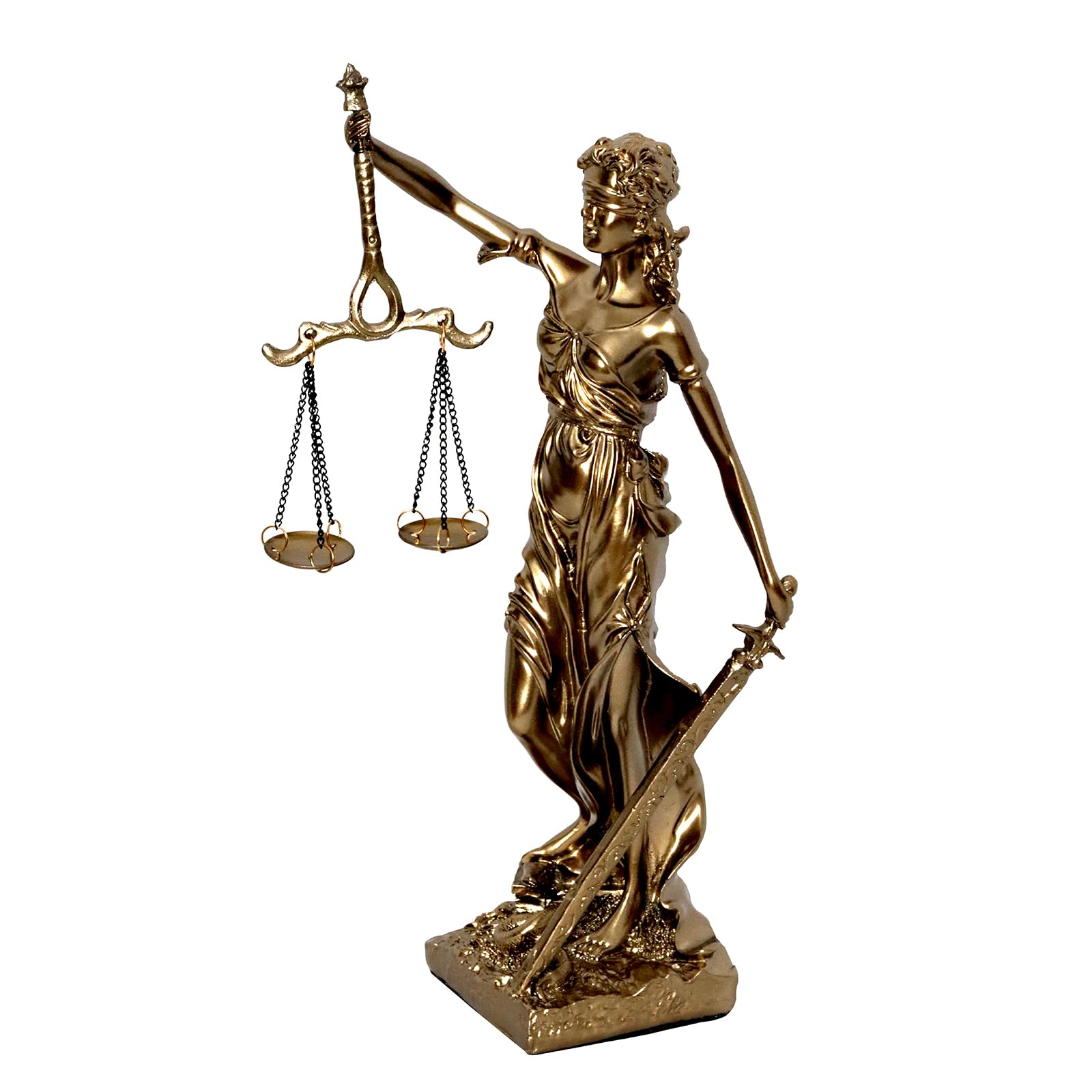 SAINWORDS Lady Justice Statue Figurine Greek Goddess Mythology Decor ...