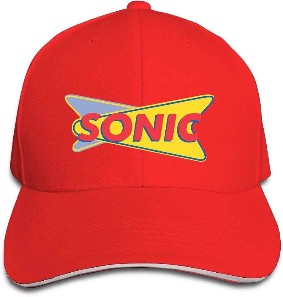 Sonic Game Logo Cool Design Print Fashion Snapback Hats Flat-along Man ...