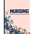 Nursing Med-Surg Notebook: Blank Template For Medical Surgical Nursing ...