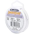 Amazon.com: Beadalon Dandyline Bead Weaving & Stringing Thread, 0.20 mm ...