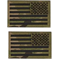 Amazon.com: 2 PCS Reflective US USA American Flag Patch, Infrared IR Tactical Morale Patches ...
