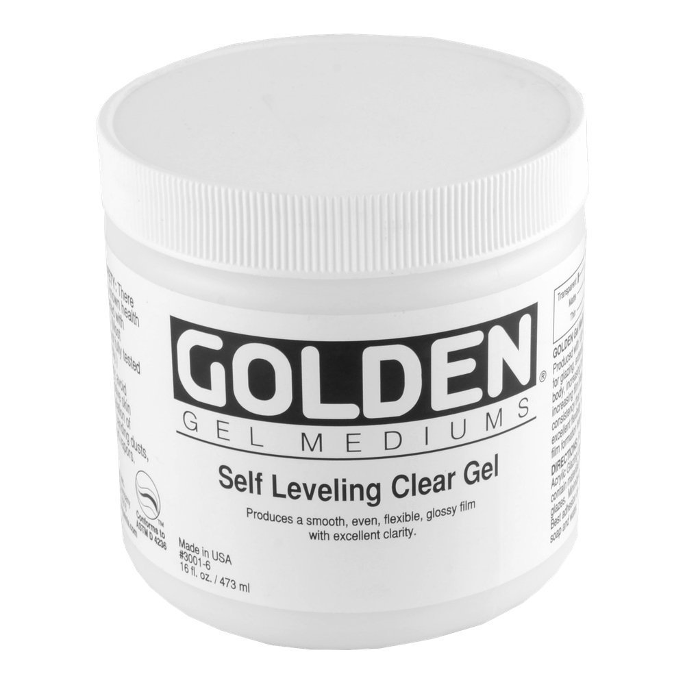 Amazon.com: Golden Artist Colors - Self Leveling Clear Gel - 16 oz Jar ...