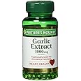 Amazon.com : Nature's Bounty Garlic Extract 1000 mg, 100 Rapid Release Softgels : Health & Household