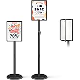 Amazon.com : OUTNEE Poster Stand Heavy Duty - Double-Sided Pedestal ...