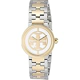 Amazon.com: Tory Burch Women's The Classic T Watch, Silver/Rose Gold ...