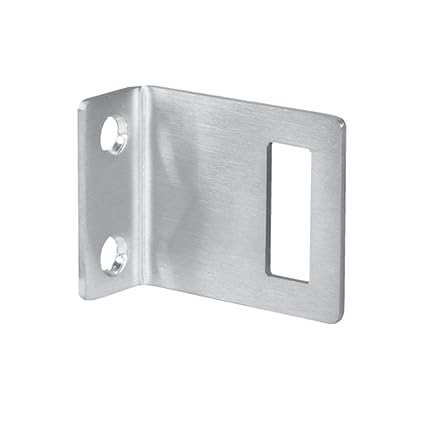 Cubicle Lock Keep for 20mm Partition in Satin Stainless Steel Angle ...