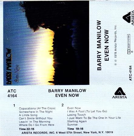Barry Manilow - Even Now - Amazon.com Music