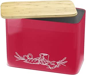Amazon.com: Extra Large Space Saving Vertical Farmhouse Bread Box For ...