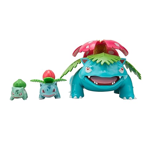 Pokémon Select Evolution 3 Pack - Features 2-Inch Bulbasaur, 3-Inch ...