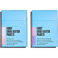 Amazon.com: Fancy Sprinkles Edible Glitter Packets BFF Set : Grocery ...