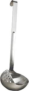 Amazon.com: Amco Stainless Steel Straining Ladle,Metallic: Kitchen ...