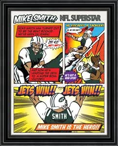 Amazon.com : New York Jets Personalized Cartoon Print : Sports & Outdoors