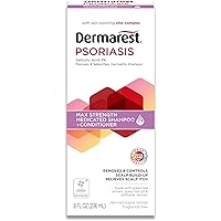 Amazon.com : Dermarest Psoriasis Medicated Shampoo Plus Conditioner - 8 ...