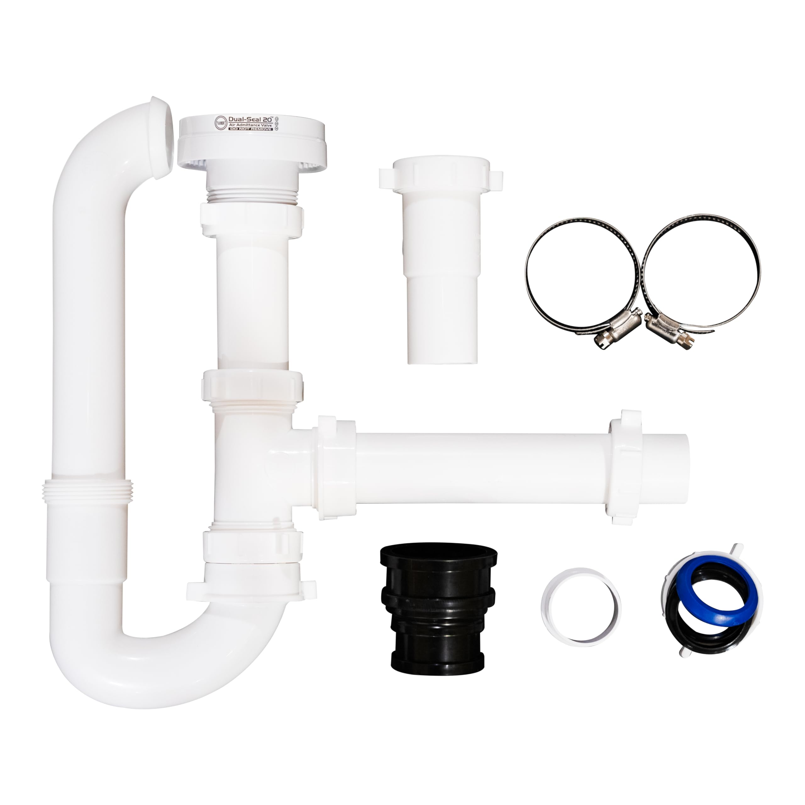 Mua Air Admittance Valve Trap Assembly Kit with 1-1/2 inch Tuuber Vent ...