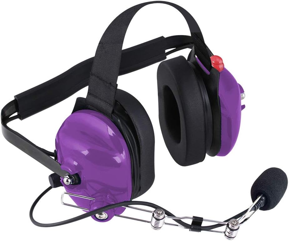Amazon.com : Rugged Radios H42-PURPLE Purple Behind The Head Two-Way ...