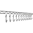 Amazon.com: Crhexpva Anti Drop Wire Shelving S Hooks Metal Rack Hangers ...