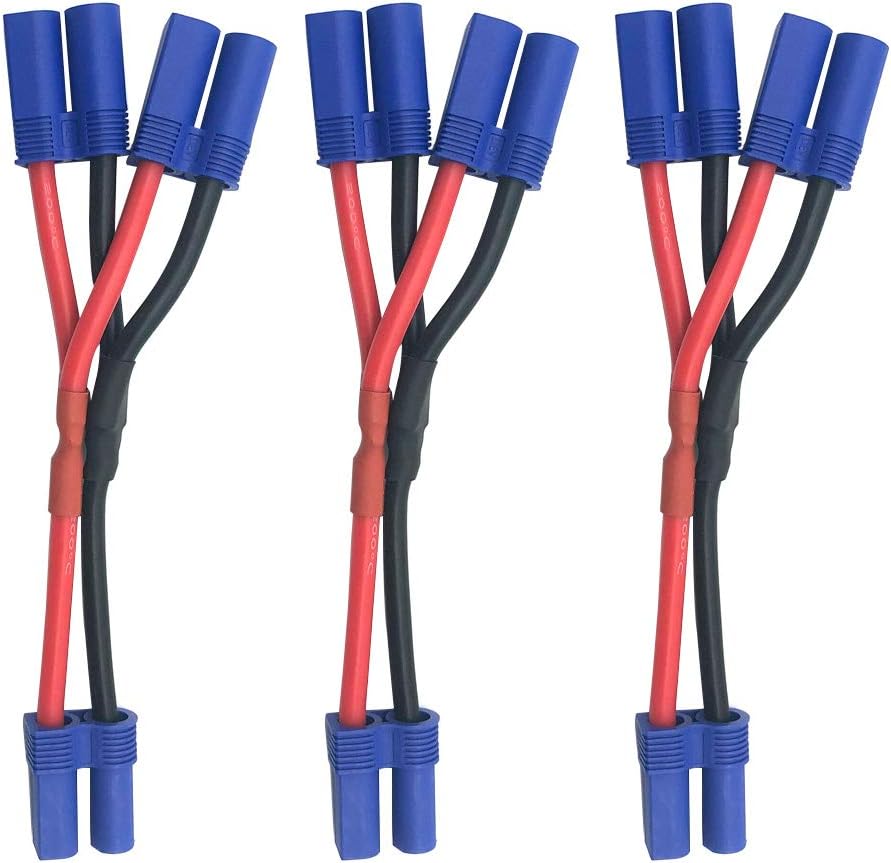 Amazon.com: 3pcs EC5 Plug Parallel Battery Connector Cable EC5 ...