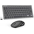 Amazon.com: TECKNET Wireless Keyboard and Mouse Combo, Mini Cordless Computer Keyboard and Mouse ...