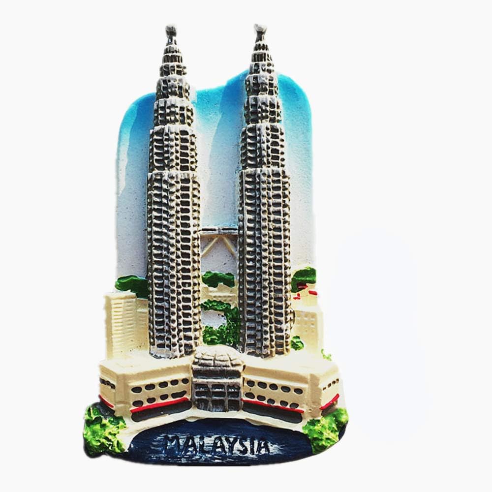 Amazon.com: Petronas Twin Towers Kuala Lumpur Malaysia 3D Fridge Magnet ...